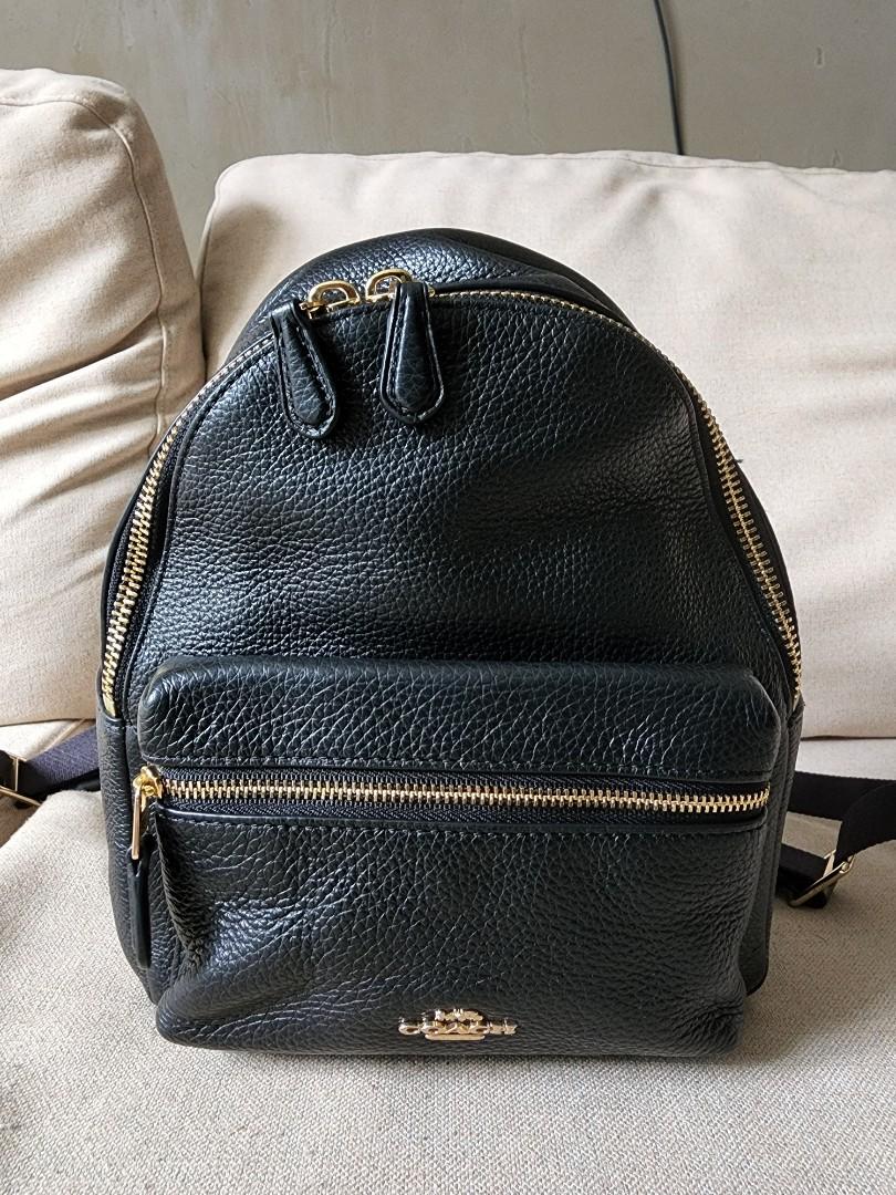 Coach leather mini Backpack, Luxury, Bags & Wallets on Carousell