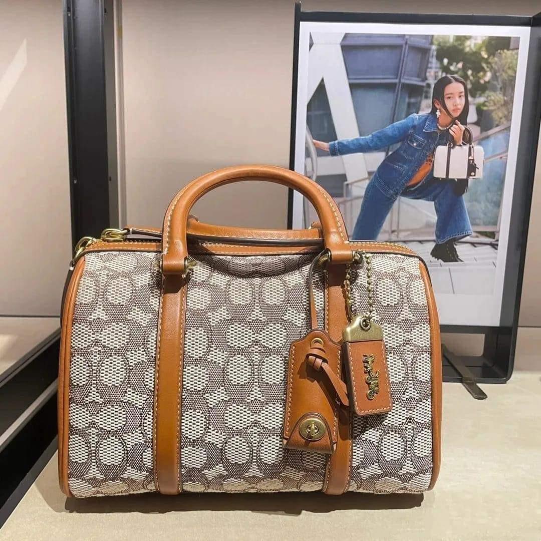 Coach Ruby Satchel in Signature Jacquard, Women's Fashion, Bags ...