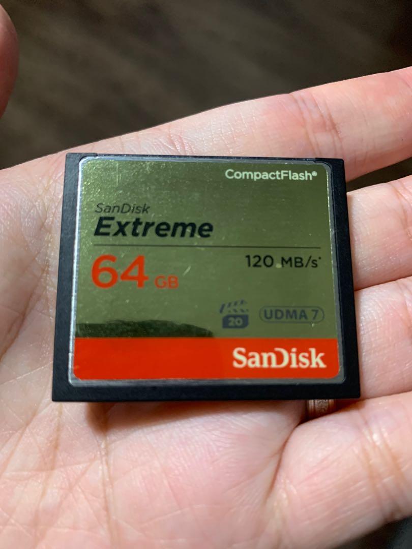 CompactFlash memory cards 64GB, Photography, Photography Accessories ...