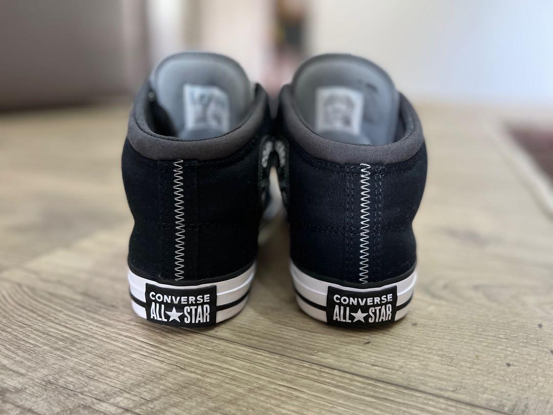 Converse Unisex Chuck Taylor All Star High Street Canvas - Mid - Black ...