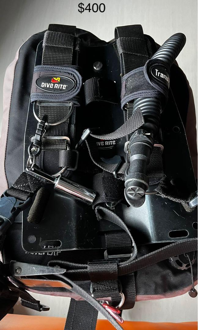 Dive rite back plate BCD, Sports Equipment, Sports & Games, Water ...