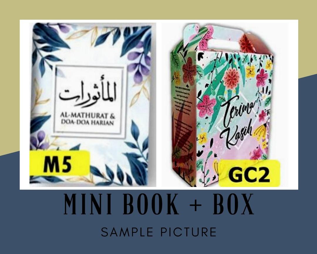 DIY PACKAGE Al Mathurat Doa Doa Harian + Box Berkat Tahlil Doorgift ...