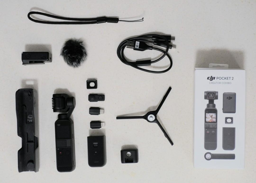 DJI Pocket 2 Creator Combo + 128gb microSD, 攝影器材, 相機 - Carousell