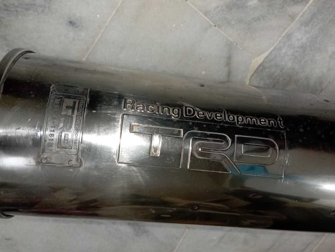 Ekzos muffler s-flow high response TRD Japan, Auto Accessories on Carousell