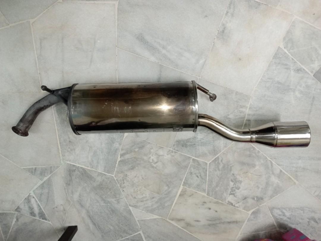 Ekzos muffler s-flow high response TRD Japan, Auto Accessories on Carousell