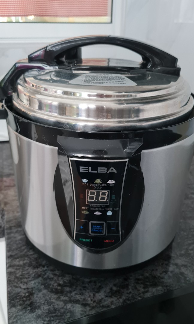 Elba Pressure Cooker (6 Litres), TV & Home Appliances, Kitchen ...