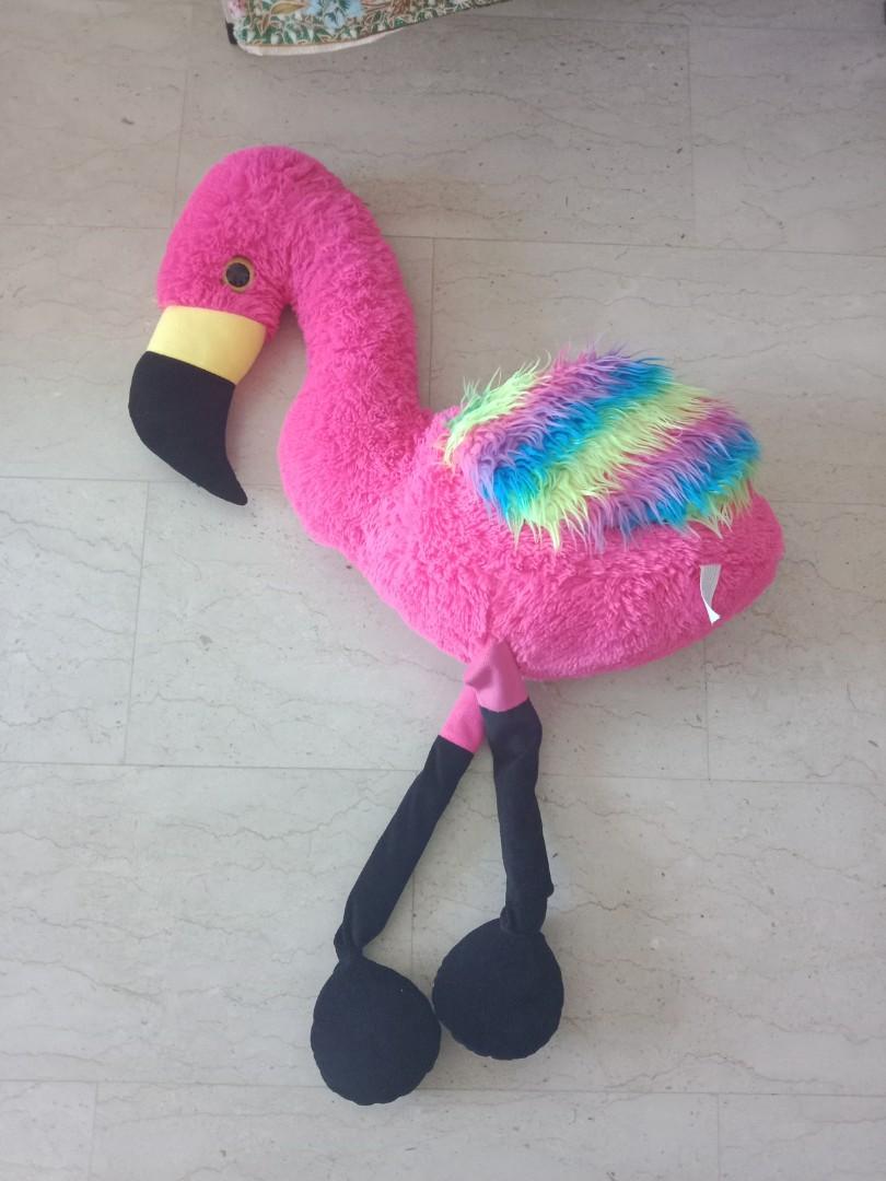 Flamingo teddy bear, Babies & Kids, Infant Playtime on Carousell