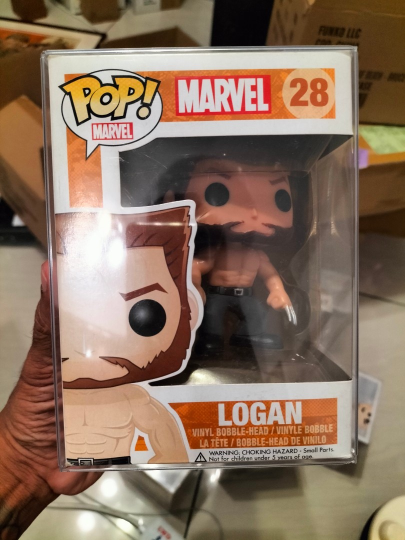 Funko Logan vinyl figurine, Hobbies & Toys, Toys & Games on Carousell