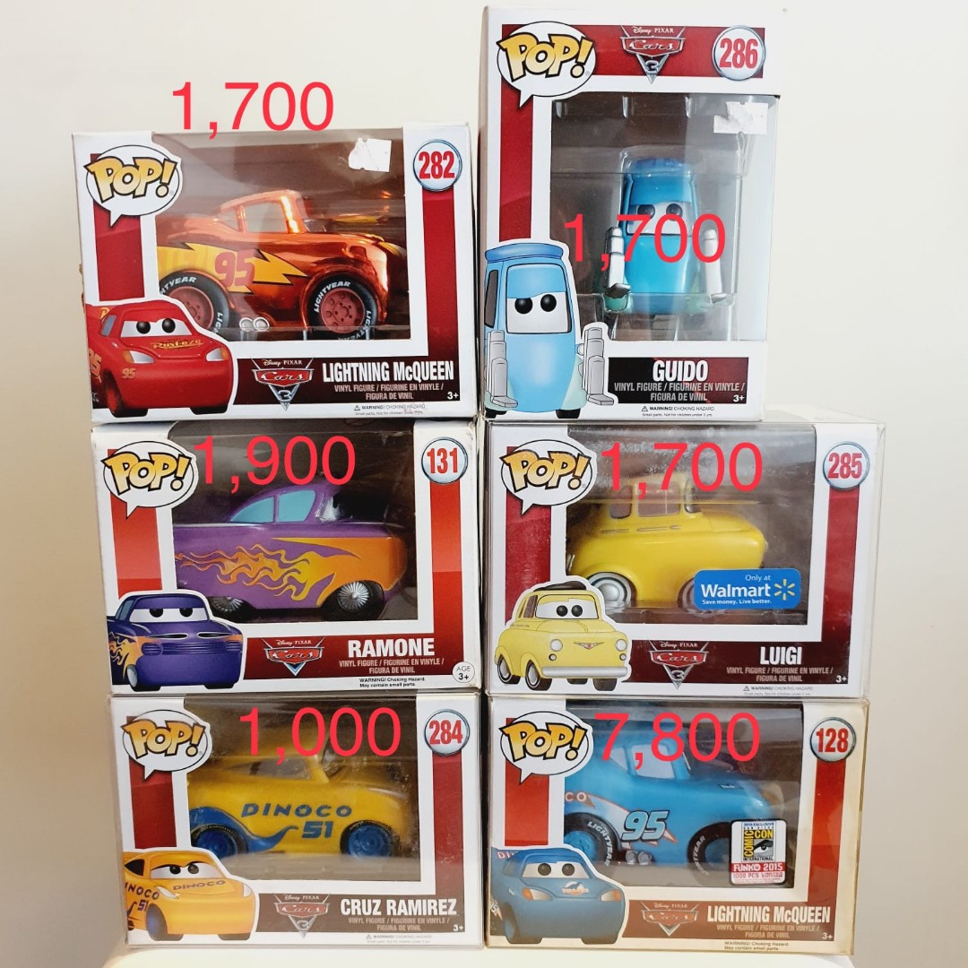 Funko Pop CARS LIGHTNING MCQUEEN #128, Hobbies & Toys, Toys & Games on ...