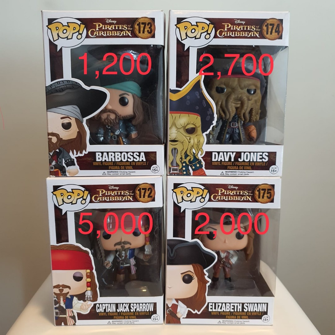 Funko Pop PIRATES OF THE CARIBBEAN CAPT JACK SPARROW, Hobbies & Toys ...