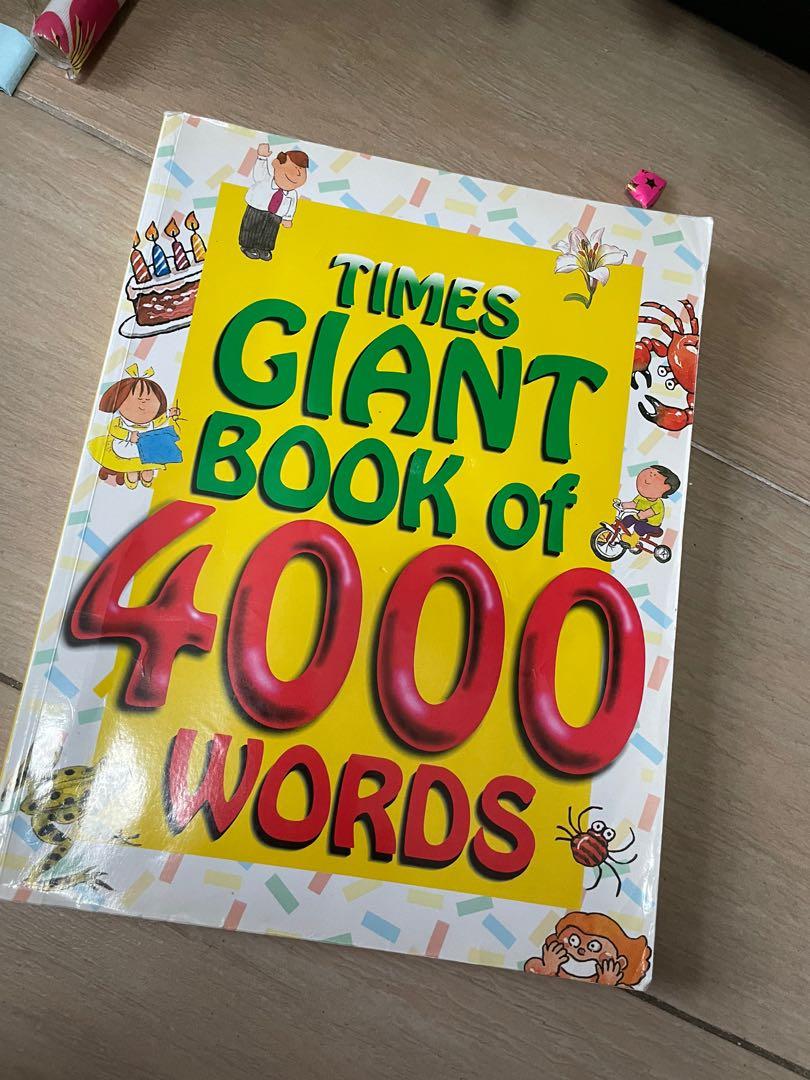 Giant book of 4000 words, 興趣及遊戲, 書本 & 文具, 兒童書籍 - Carousell