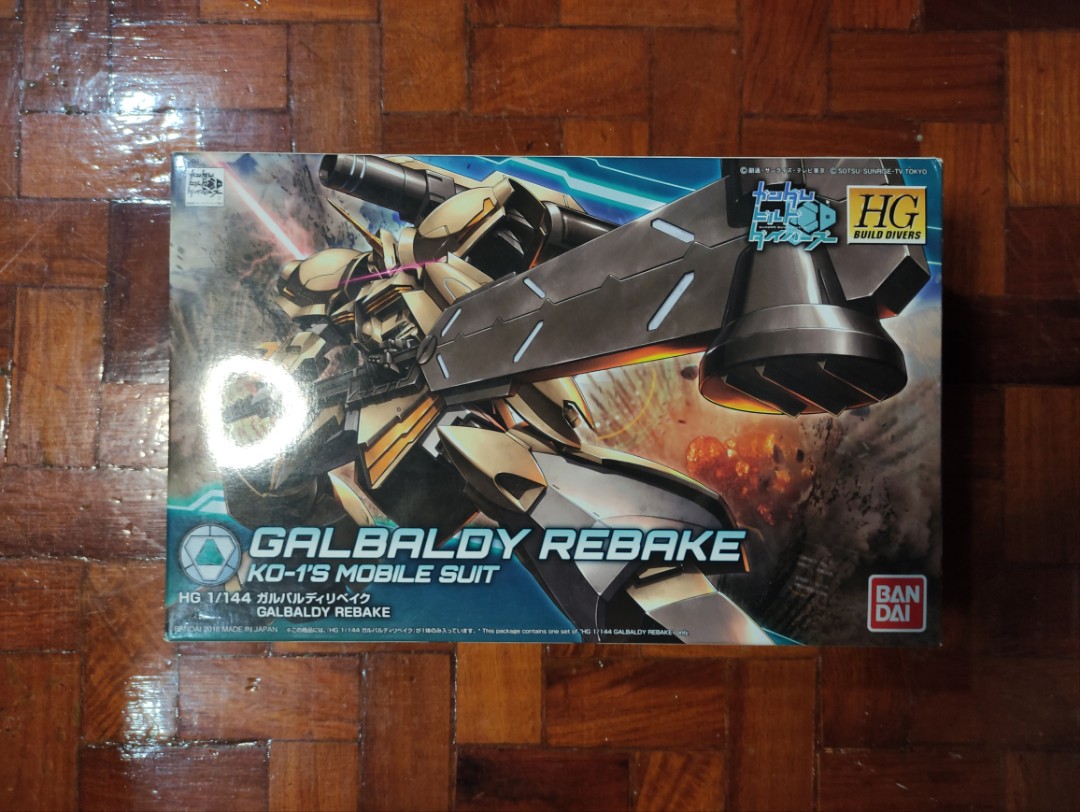 Gundam Build Divers: HG 1/144 Galbaldy Rebake, Hobbies & Toys, Toys ...