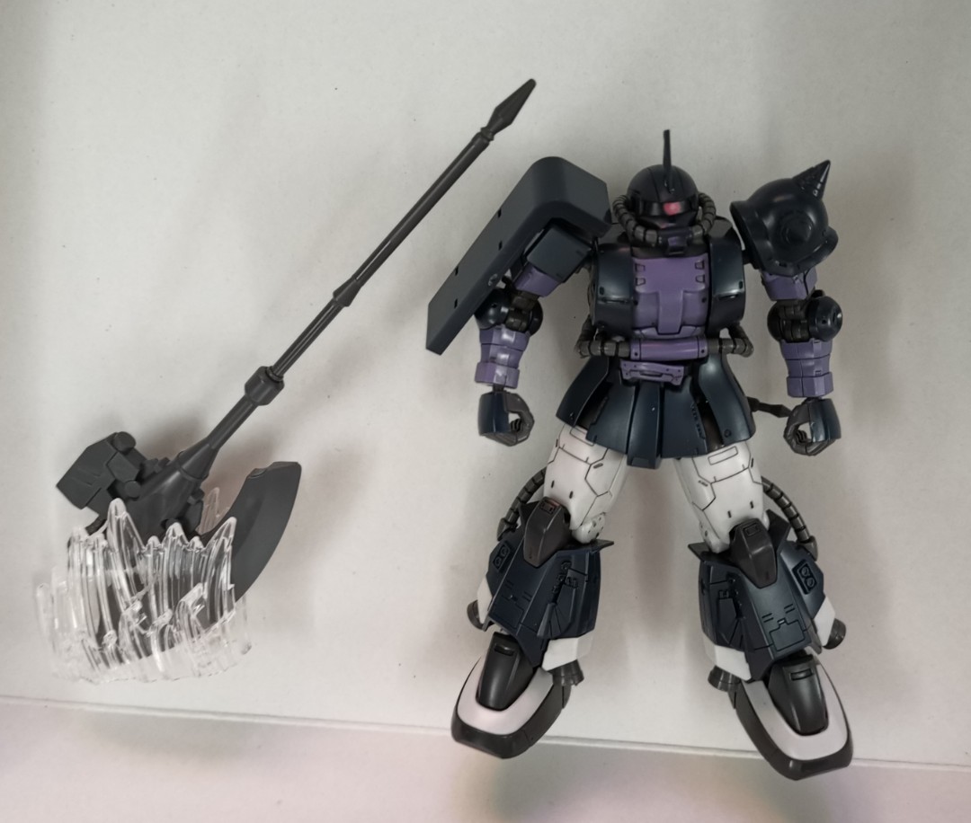 HG Zaku Tri-star with big Axe and effect built gundam, Hobbies & Toys ...
