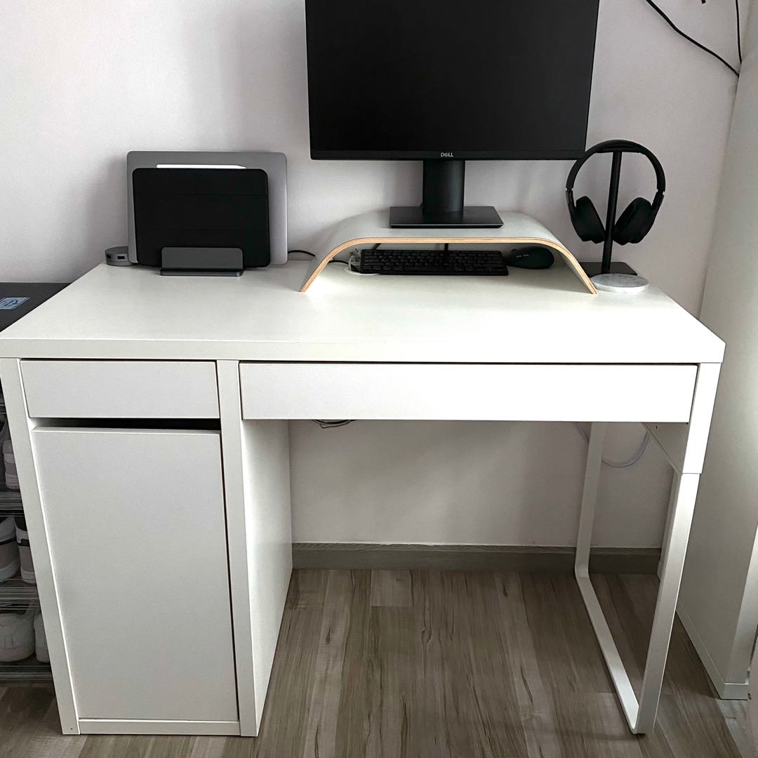 IKEA Micke Study Desk, Furniture & Home Living, Furniture, Tables ...