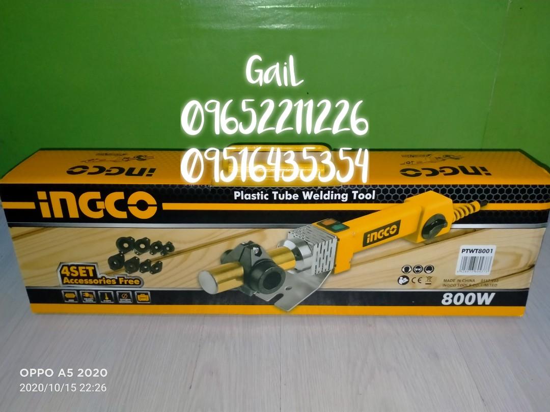 INGCO 800W Plastic Tube Welding Tool / Fusion Machine (PTWT8001 ...