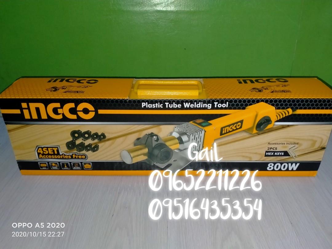 INGCO 800W Plastic Tube Welding Tool / Fusion Machine (PTWT8001 ...