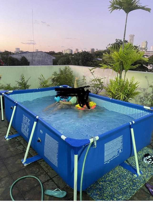 Intex Rectangular Frame Set Pool 3.00m x 2.00m x 75cm, Sports Equipment ...