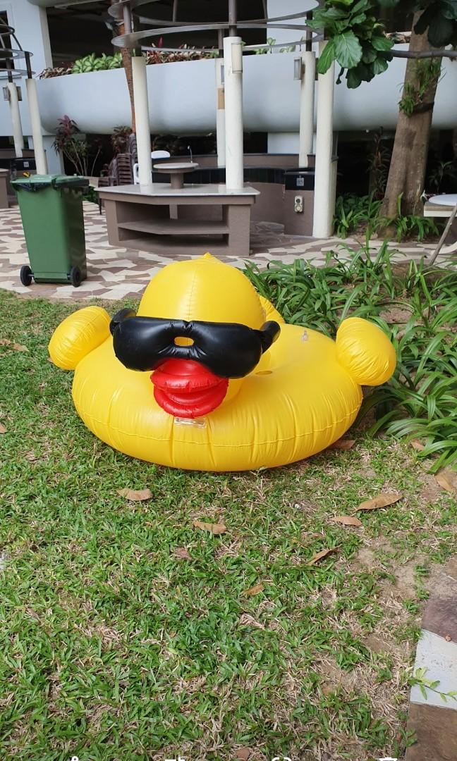 Jumbo inflatable duck float, Hobbies & Toys, Toys & Games on Carousell