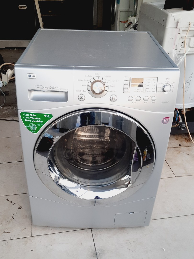 LG inverter 2in1 10.5/5 kg washer & dryer for sale, TV & Home ...