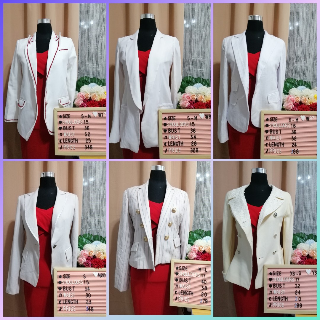 Light colored blazers, Women's Fashion, Coats, Jackets and Outerwear on ...