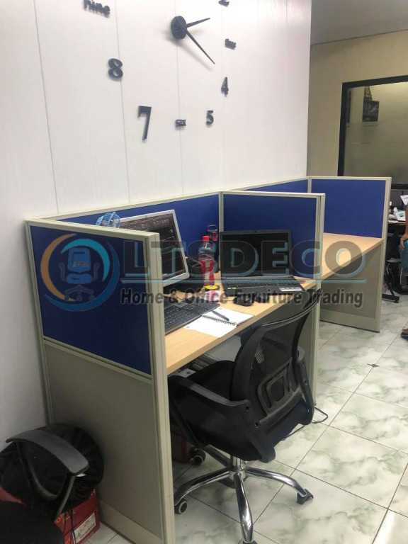 MADE TO ORDER CALL CENTER TABLE OFFICE PARTITIONS, Furniture & Home ...