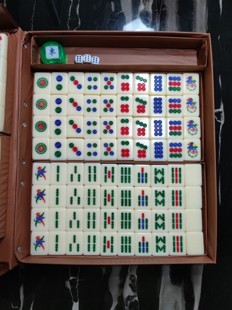 Mahjong Set A1 size (37x27x22mm), Hobbies & Toys, Toys & Games on Carousell