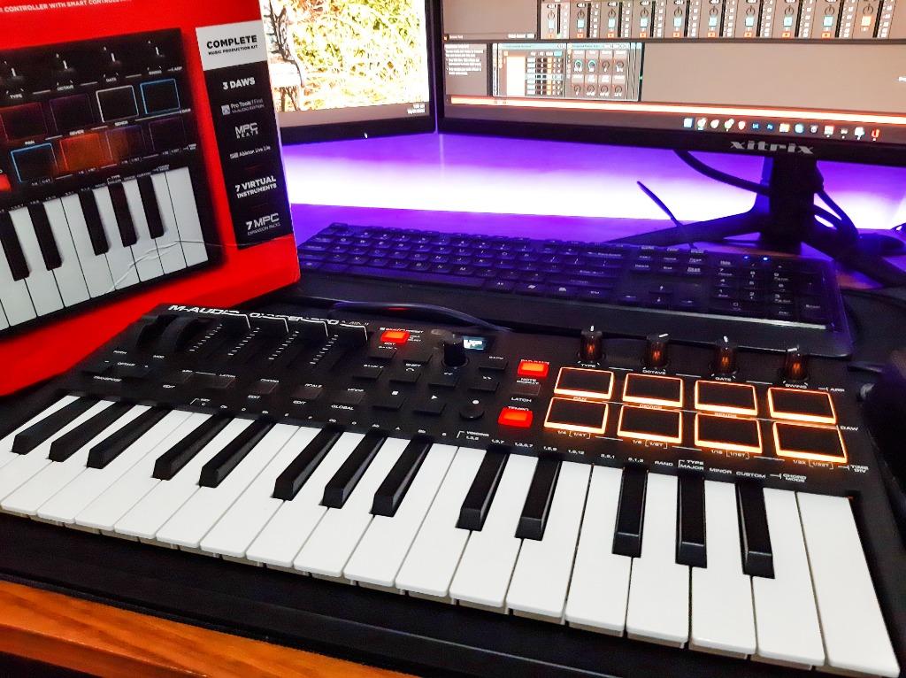 M-Audio Oxygen Pro Mini MIDI Controller, Hobbies & Toys, Music & Media ...