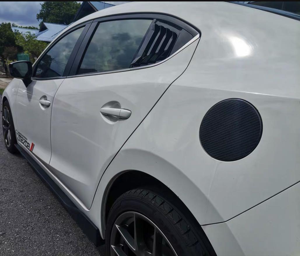 Mazda 3 C-pillar window cover, Car Accessories, Accessories on Carousell
