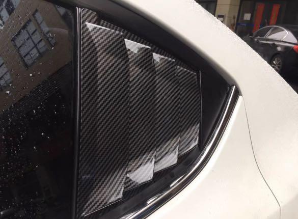 Mazda 3 C-pillar window cover, Car Accessories, Accessories on Carousell