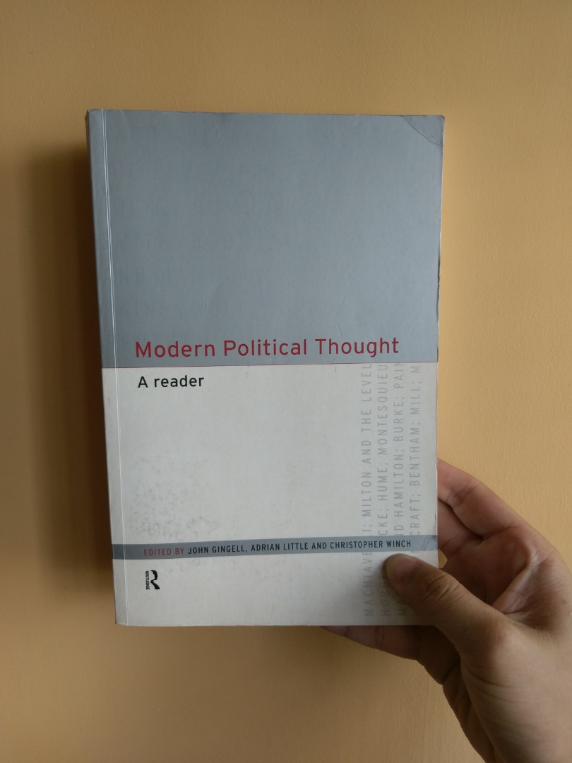 Modern political Thought: A reader for political theory or political ...