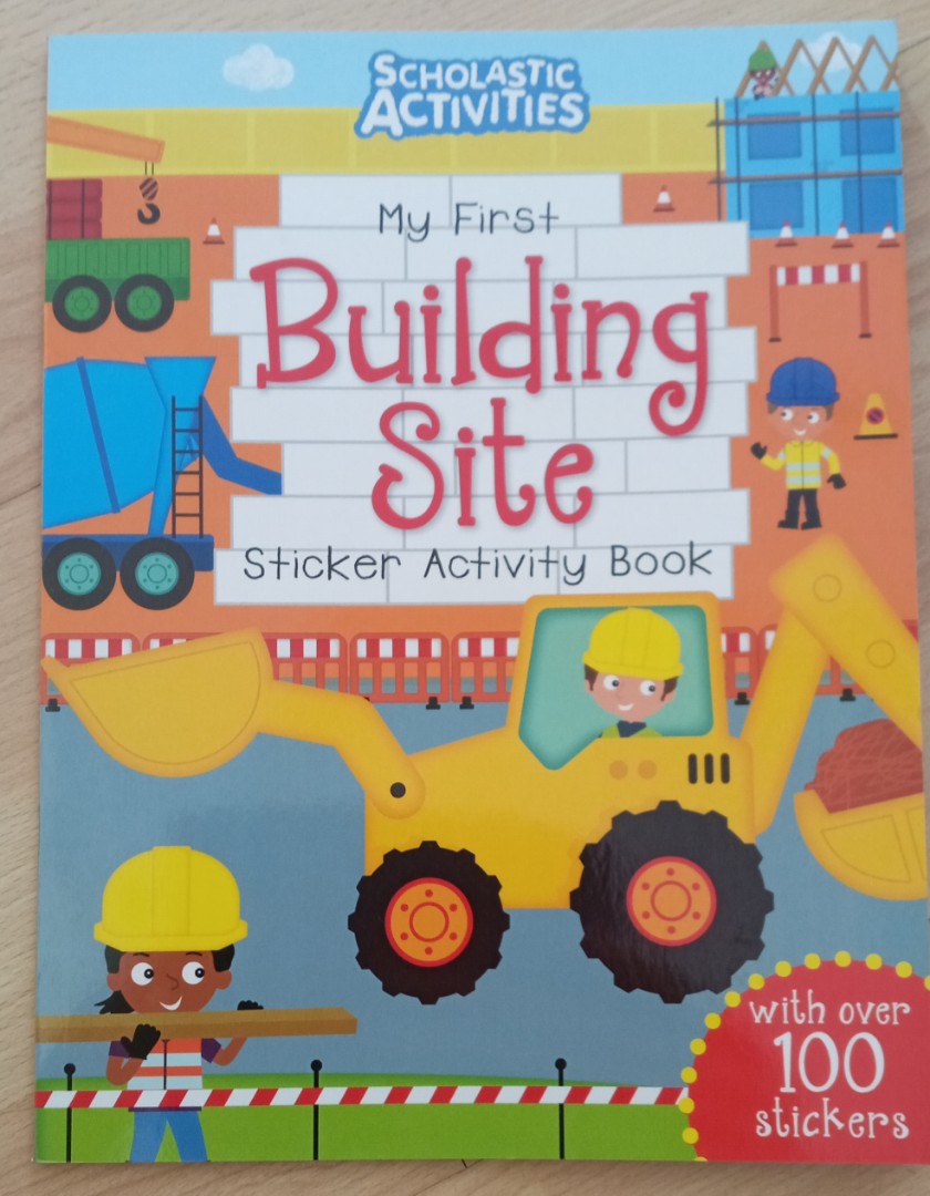 My First Building Site Sticker Activity Book, Hobbies & Toys, Books ...
