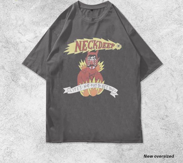 Neck Deep Band Tee, Men's Fashion, Tops & Sets, Tshirts & Polo Shirts ...