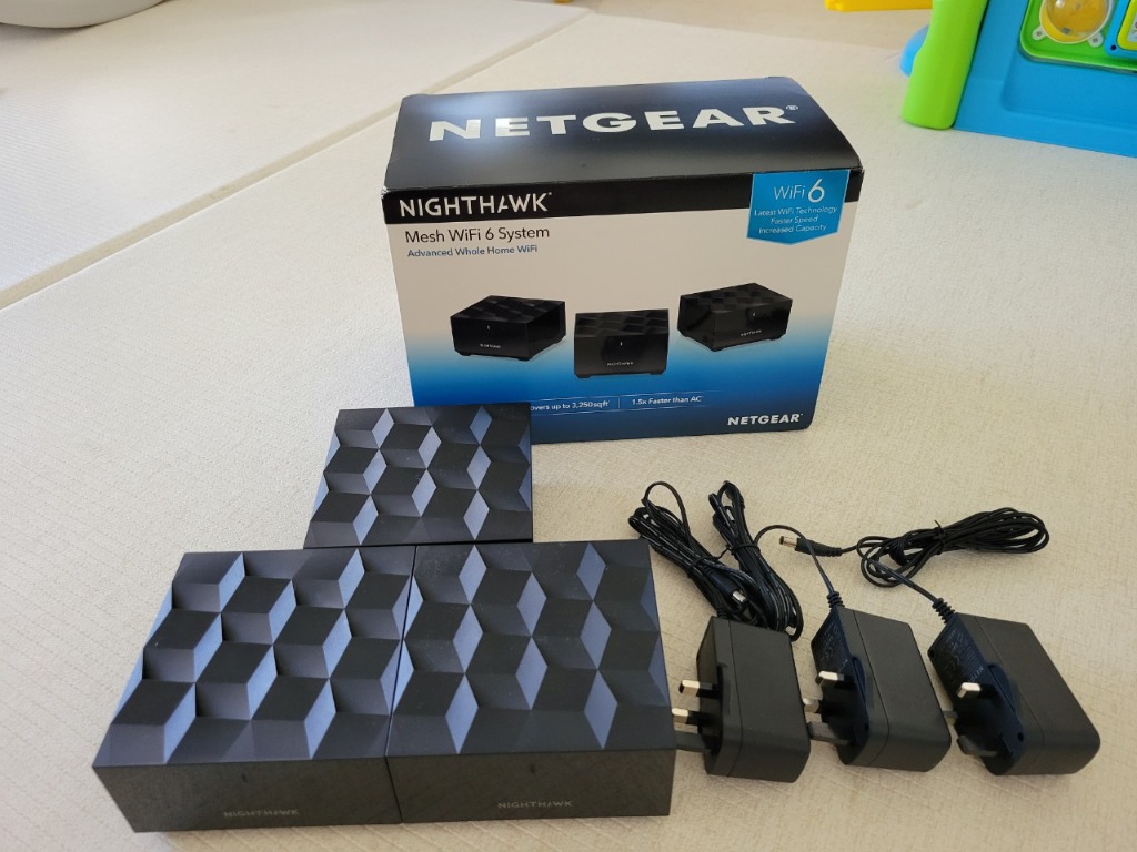 Netgear Nighthwak MK63 AX1800 3-PACK WIFI 6 Mesh System, Computers ...