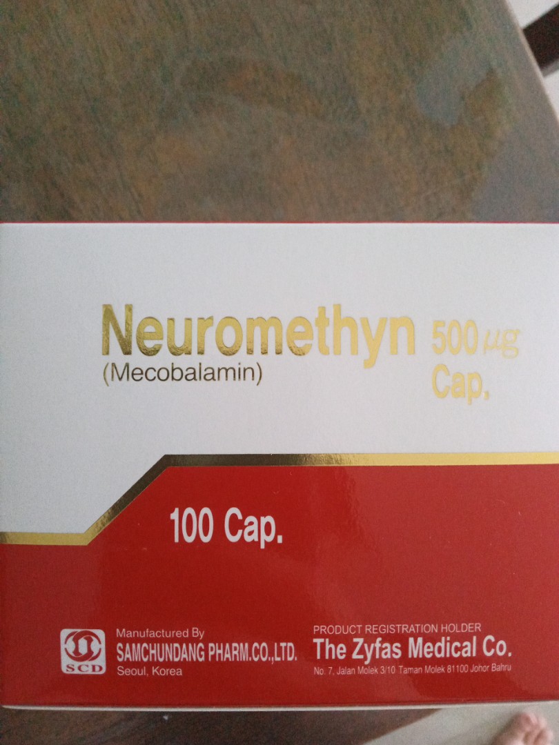 Neuromethyn vitamin B12, Health & Nutrition, Health Supplements ...