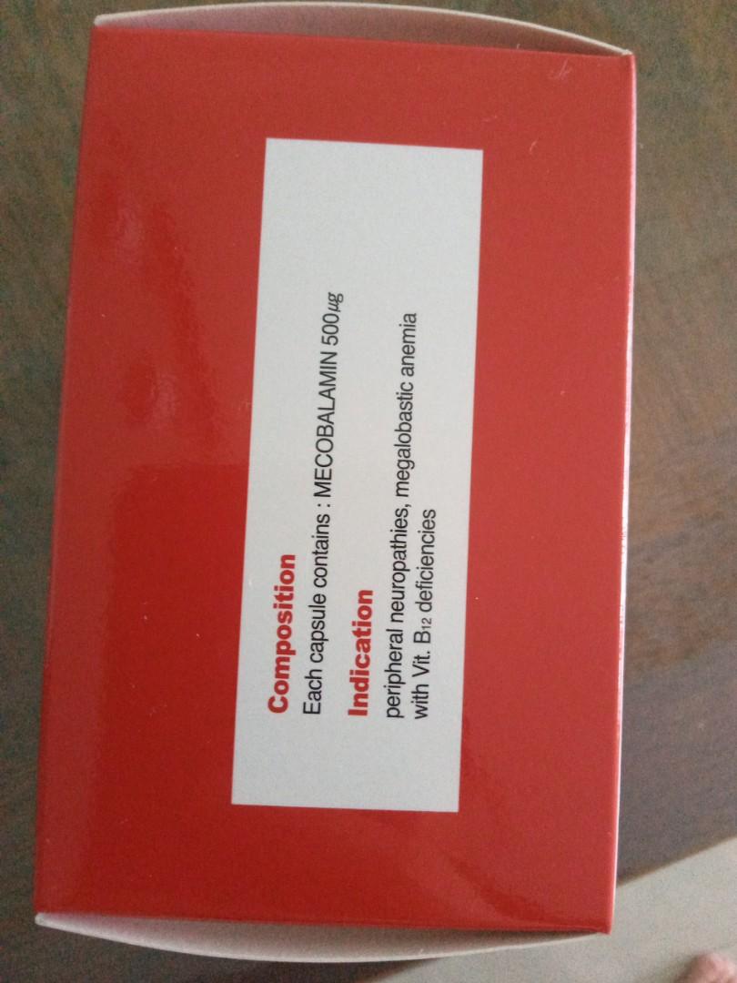 Neuromethyn vitamin B12, Health & Nutrition, Health Supplements ...