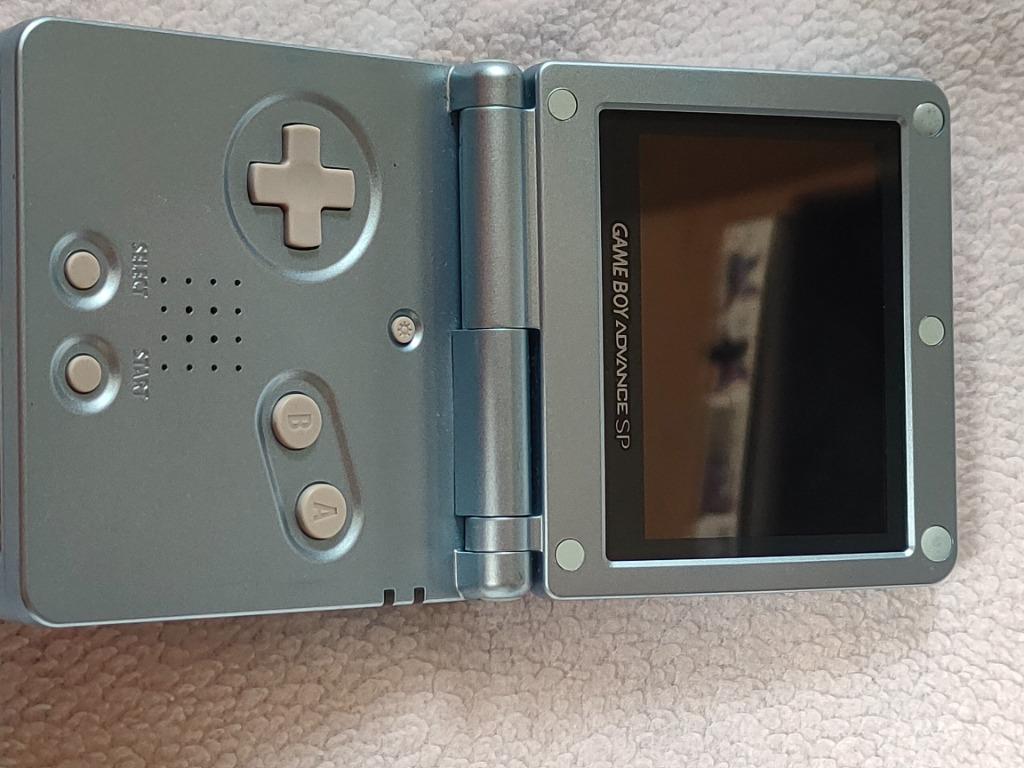 Nintendo Game Boy Advance SP AGS-101 ( Pearl Blue) RARE, Video Gaming ...