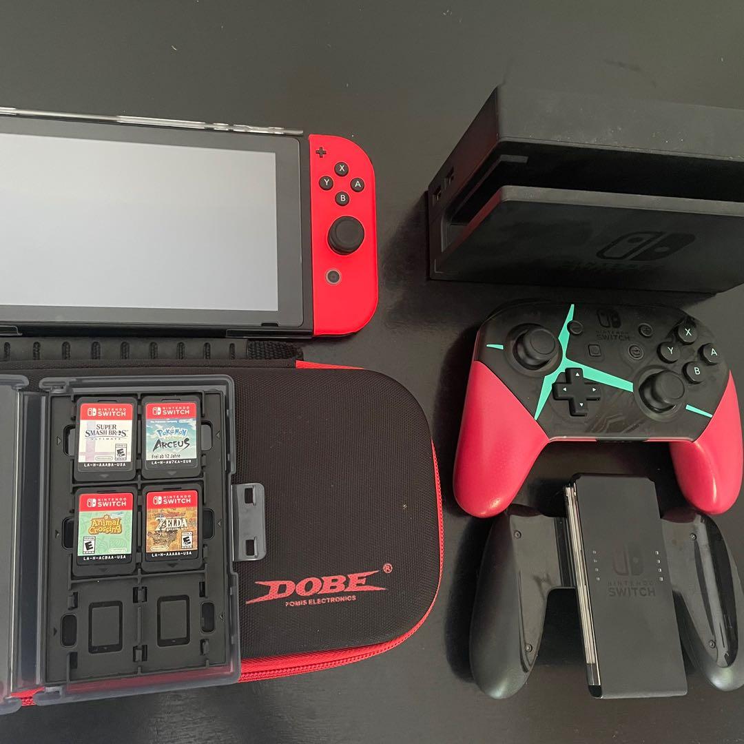 NINTENDO SWITCH V2 COMPLETE BUNDLE, Video Gaming, Video Game Consoles ...