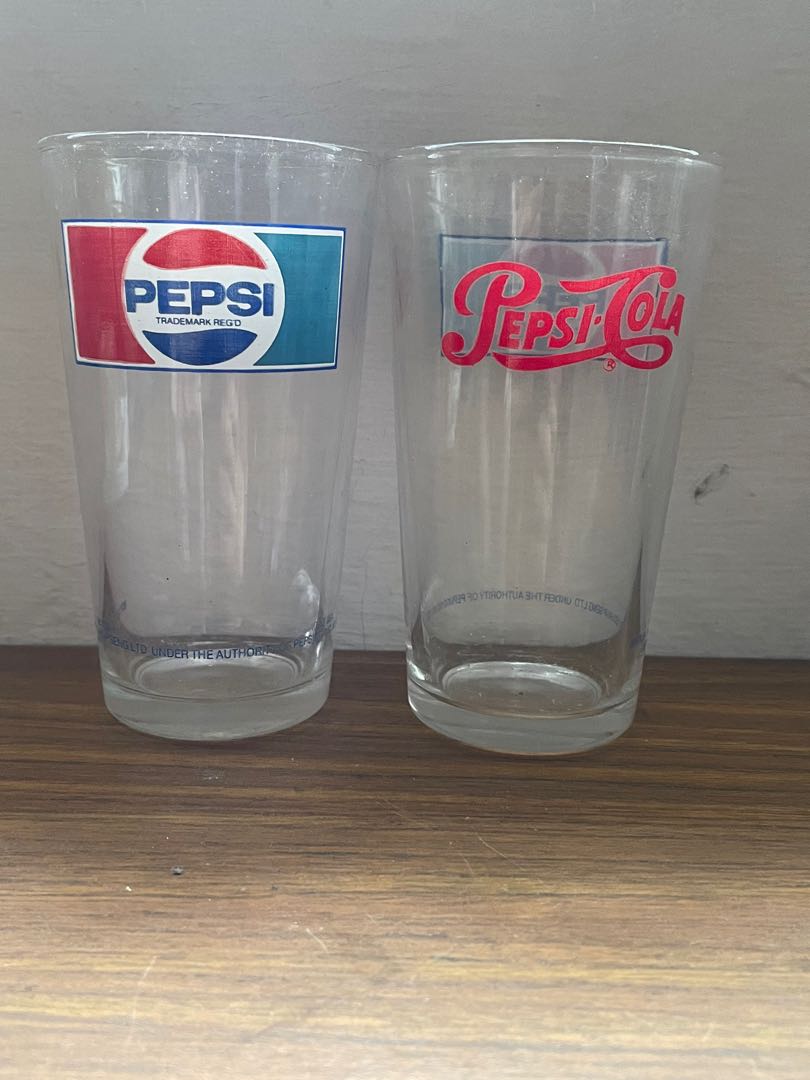 Pepsi Cola Glasses, Hobbies & Toys, Memorabilia & Collectibles, Vintage ...