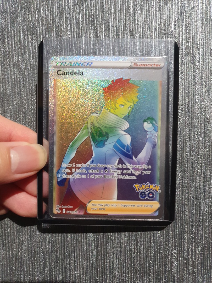 Pokemon TCG Pokemon Go Candela Rainbow Hyper Rare Card, Hobbies & Toys ...