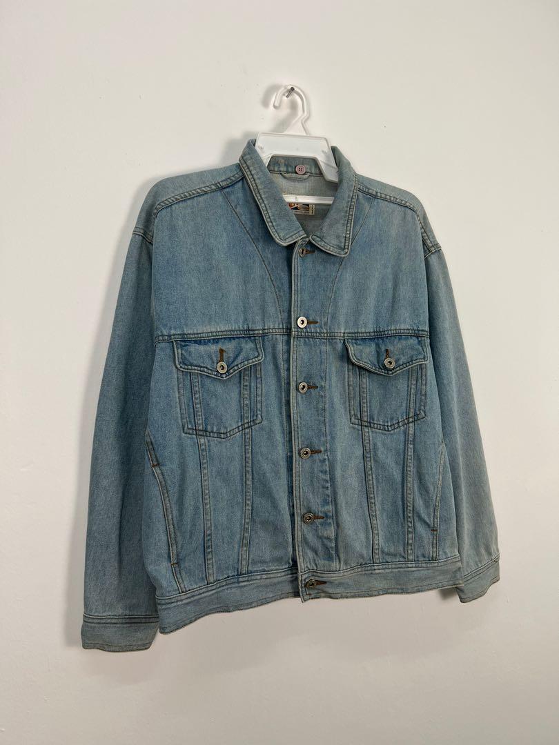 Pract Studio Denim Jacket, Men's Fashion, Coats, Jackets and Outerwear ...