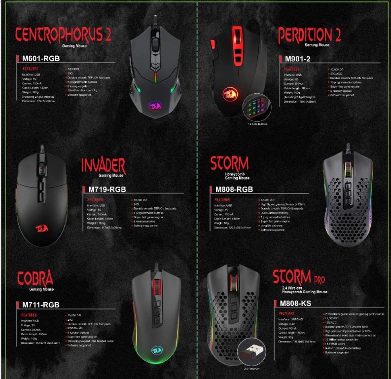 【Pre-Order Redragon Gaming Gear, Announcements on Carousell