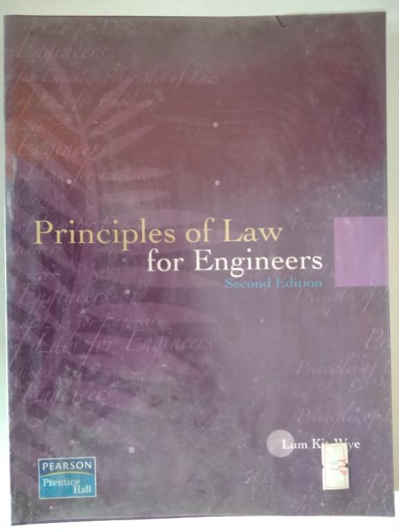 Principles of Law for Engineers, Hobbies & Toys, Books & Magazines ...