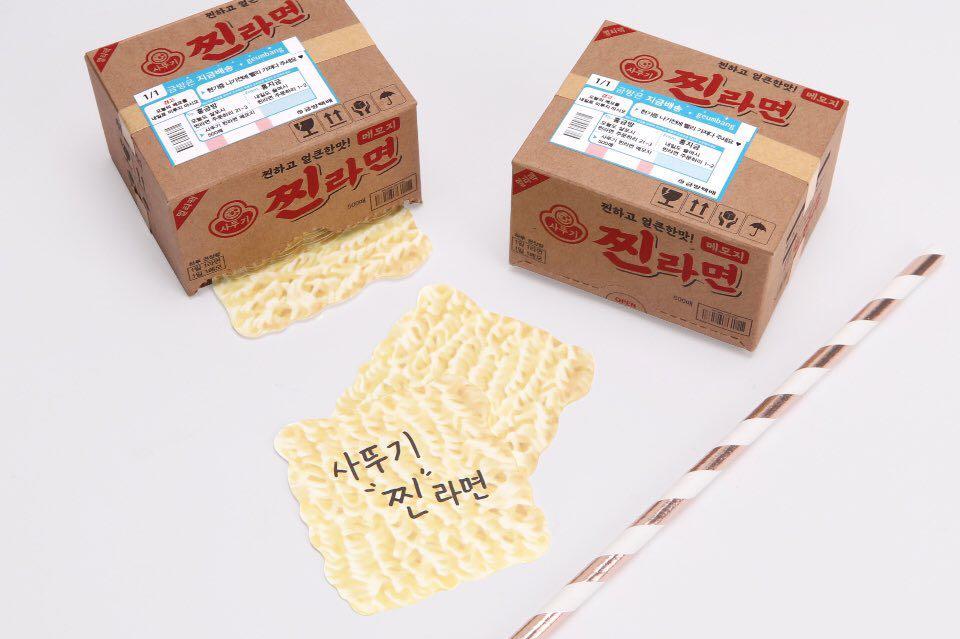 Ramen Ottogi sticky note, Hobbies & Toys, Stationary & Craft ...