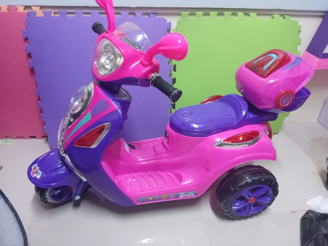 Rechargable barbie motorbike, Hobbies & Toys, Toys & Games on Carousell