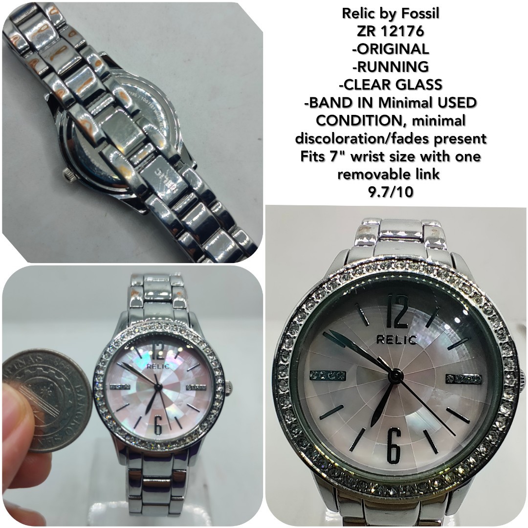 Relic Silver t2 Preloved Original 7/7, Women's Fashion, Watches ...