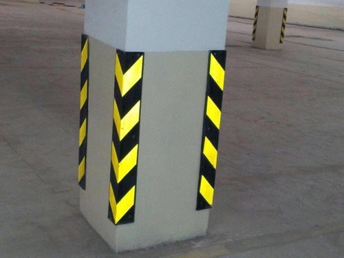 Rubber Column Guard Corner Protector, Commercial & Industrial ...
