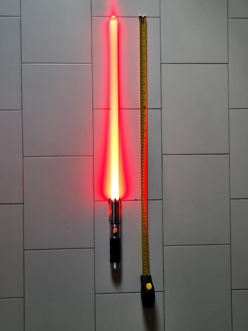 Saberforge Sentinel Shoto Lightsaber w/ 26 Inch Blade (Red), Hobbies ...