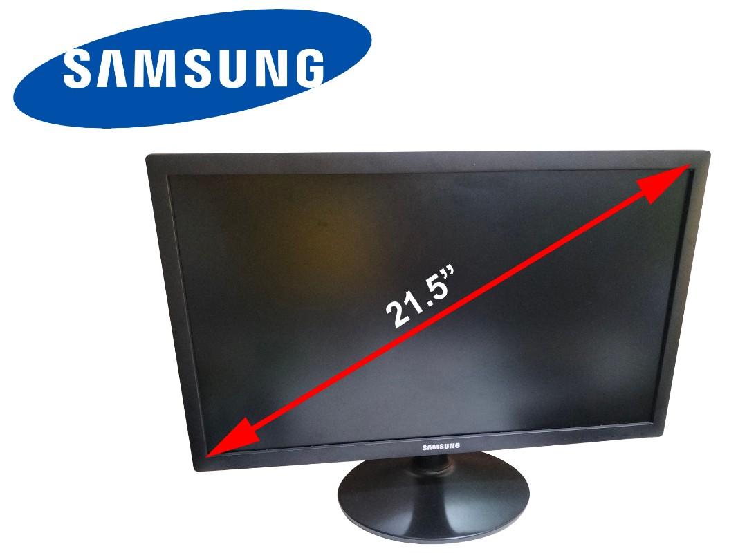 Samsung 21.5 inch computer monitor, Computers & Tech, Desktops on Carousell
