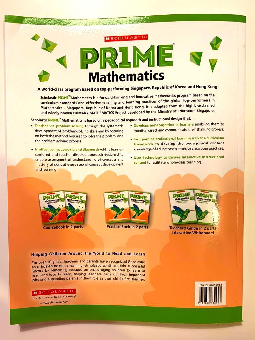 Scholastic Prime Mathematics 2B Coursebook, 興趣及遊戲, 書本 & 文具, 教科書 on ...