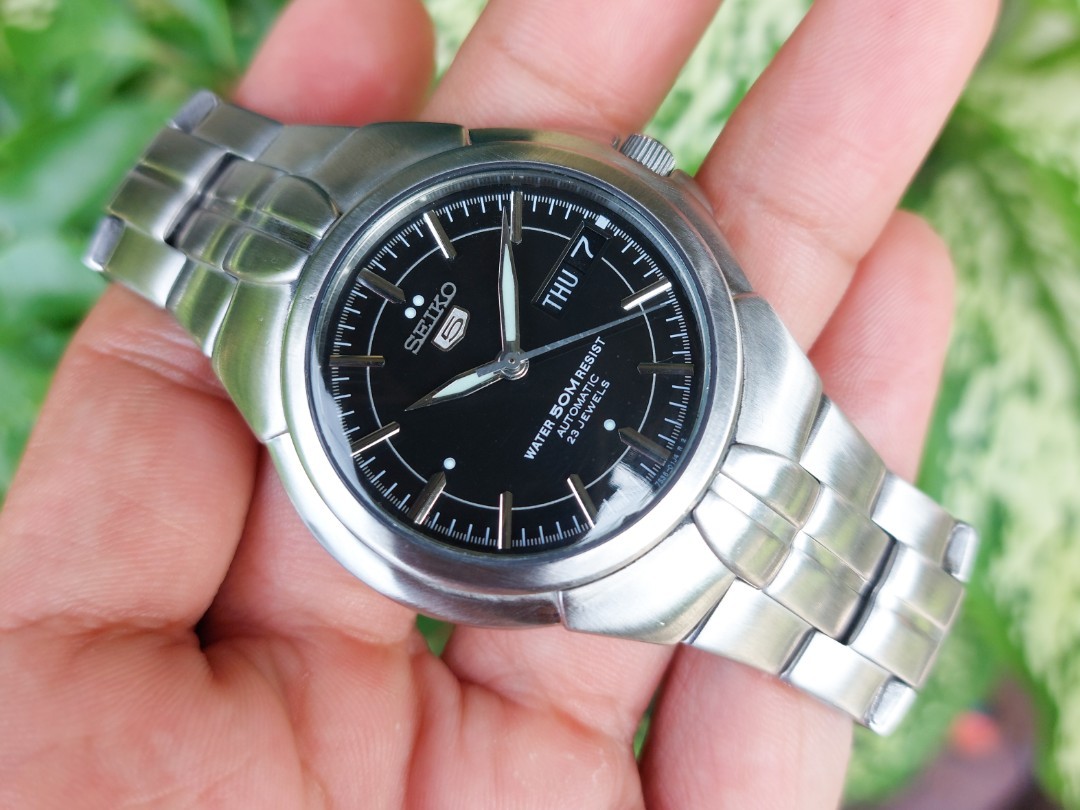 Seiko-5 SUPERIOR Black Dialed Automatic Watch on Carousell